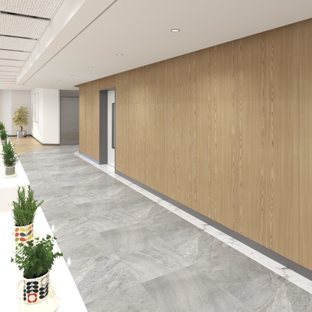 Nroro Caramel Maple Wall Panels | Durable PVC Flat Panels for Modern ...